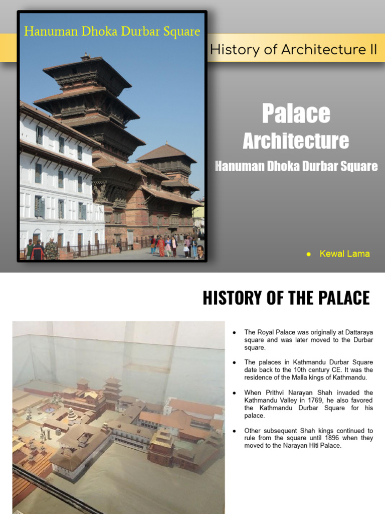 Palace Architecture - Hanuman Dhoka Durbar Square | PDF | Architectural Elements | Architectural ...