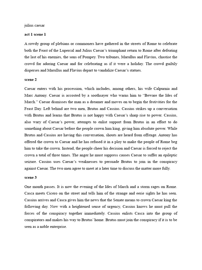Julius Caesar | PDF | Julius Caesar | Mark Antony