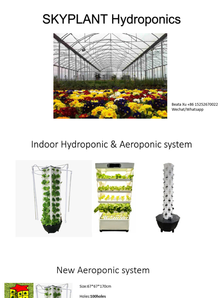 Hydroponics Catalogue | PDF | Hydroponics | Pipe (Fluid Conveyance)