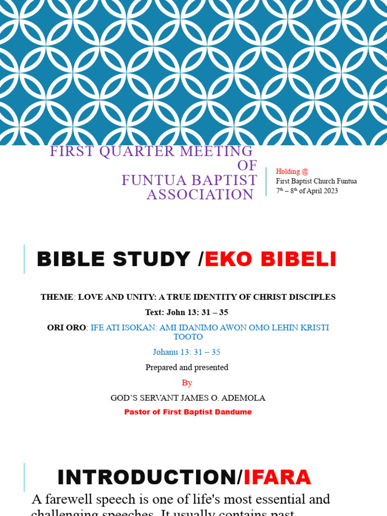 Association Bible Study | PDF | Jesus | Disciple (Christianity)
