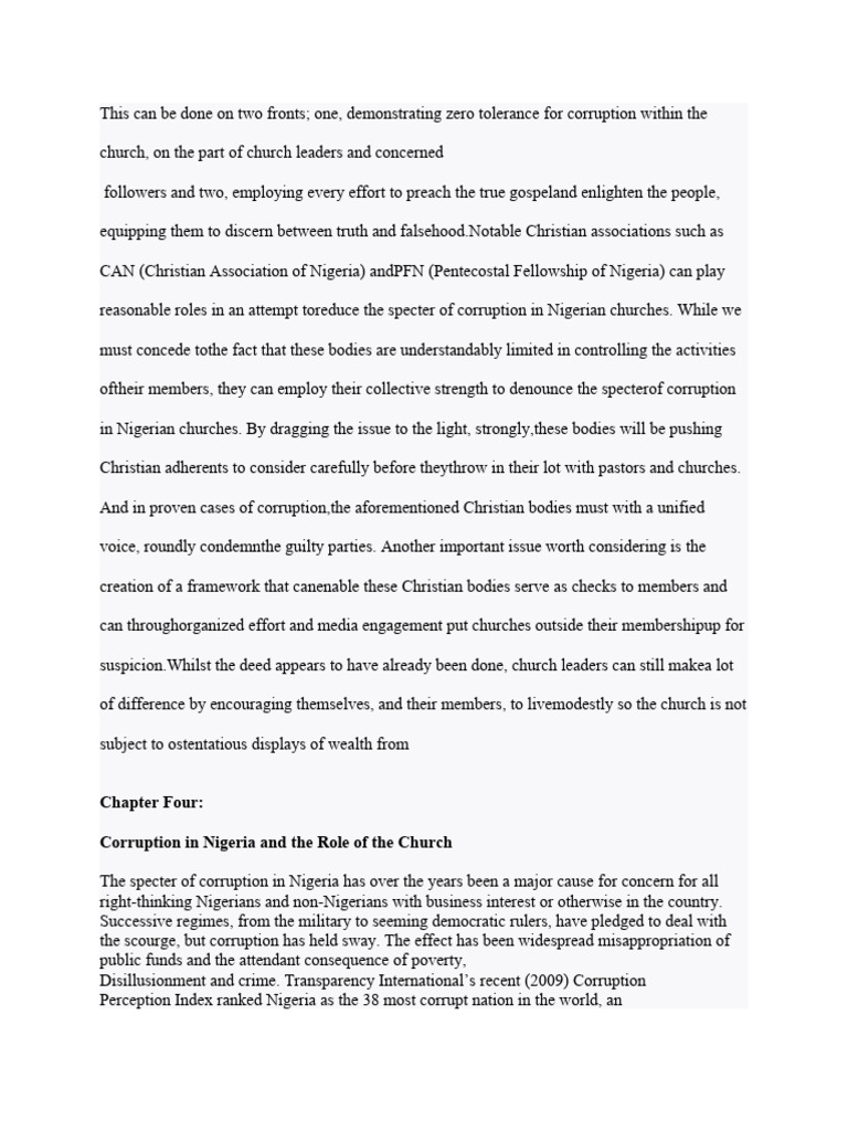 Corrupt in The Church 3 | PDF | Christian Ethics | Theology