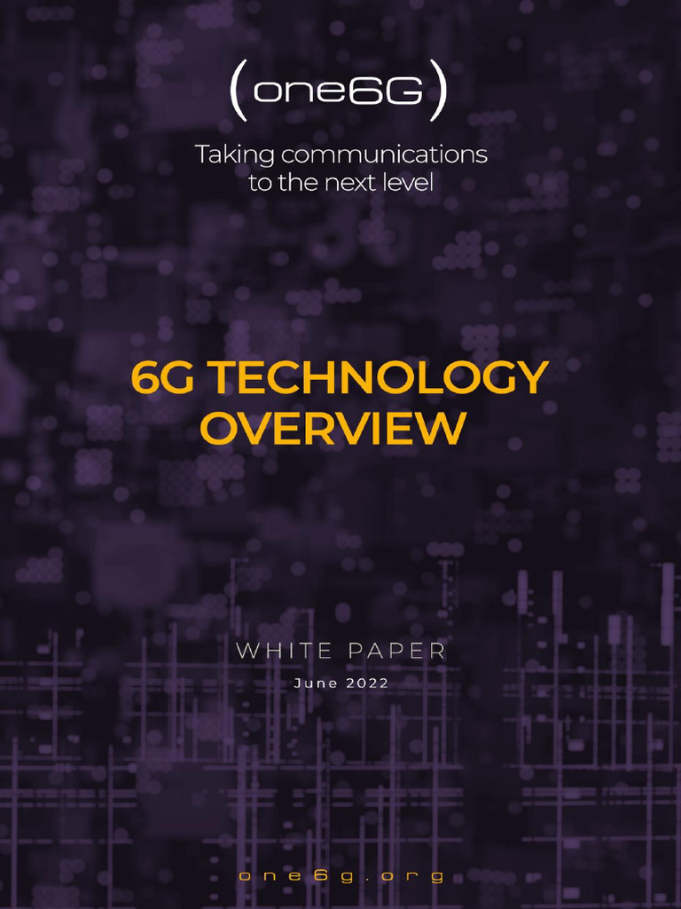 6G Technology Overview White Paper | PDF | Terahertz Radiation | Computer Network