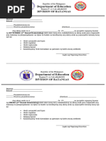 Deworming Permit | PDF
