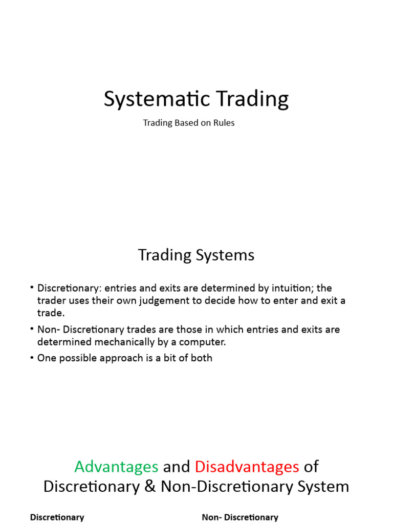 Module 2 Systematic Trading | Download Free PDF | Moving Average ...