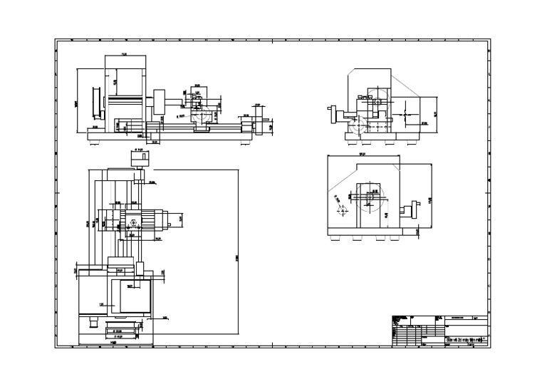 2d Mini Lathe Drawing | PDF