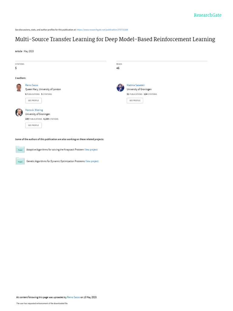 824 Multi Source Transfer Learning | PDF | Machine Learning ... 824 Multi Source Transfer Learning | PDF | Machine Learning ...