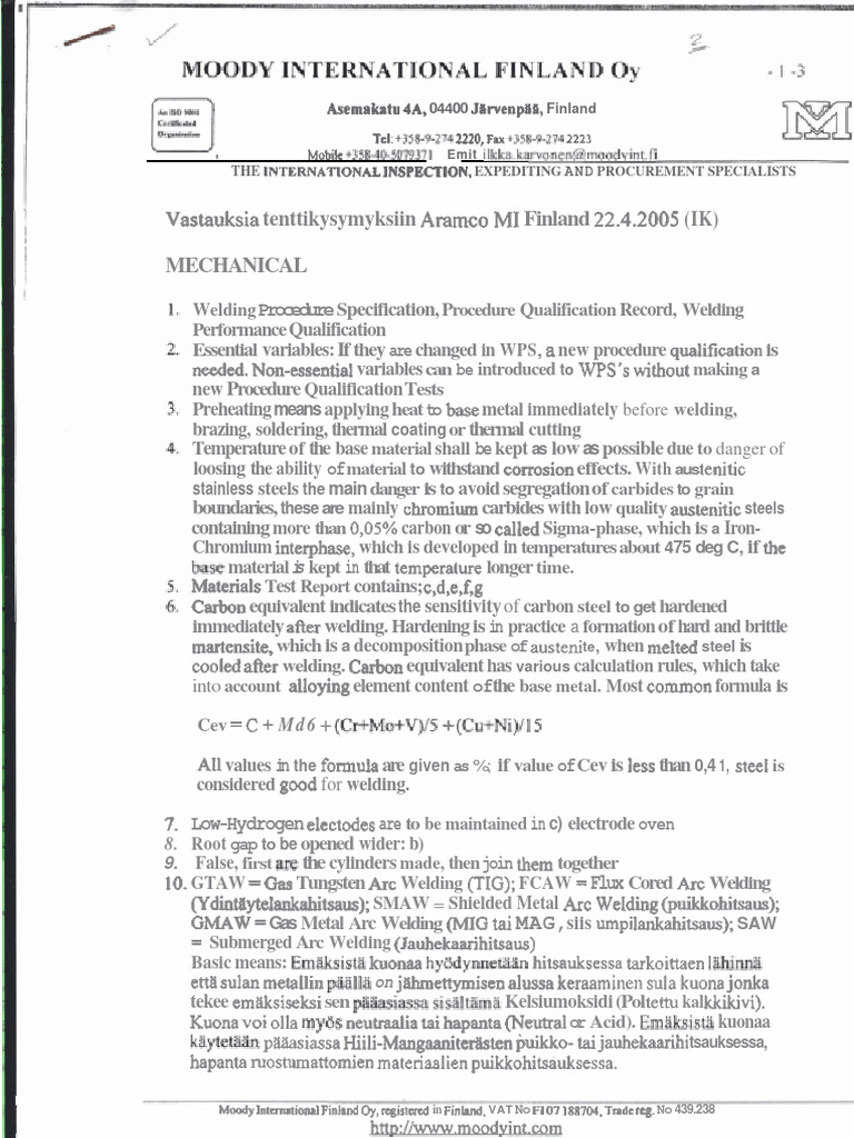 General Mch. 1 | PDF | Construction | Welding