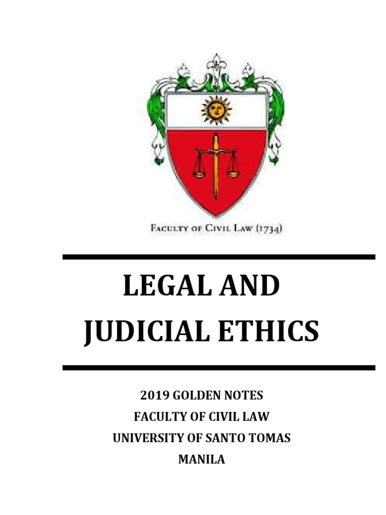 Legal Ethics by UST 2019 | PDF | Lawyer | Prosecutor