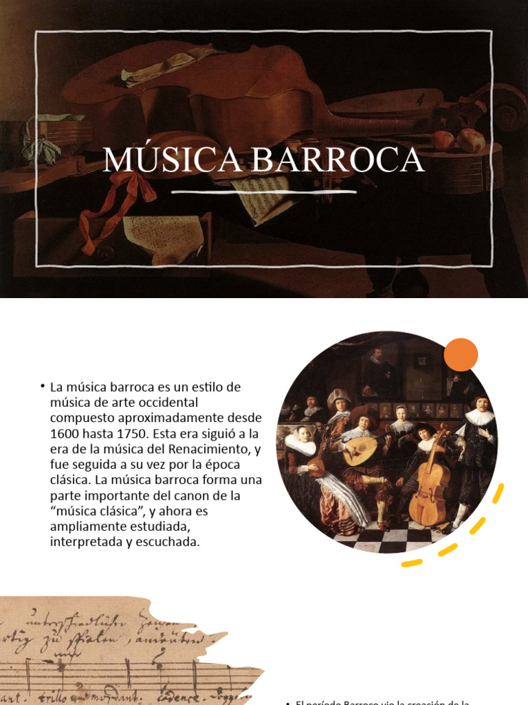 Música Barroca: Origen y Evolución | PDF | Arte | Clásicos