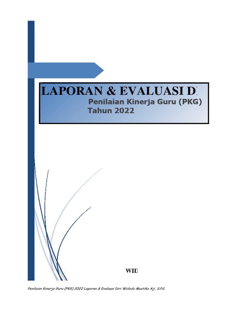 Evaluasi Diri PKG (FIX) | PDF