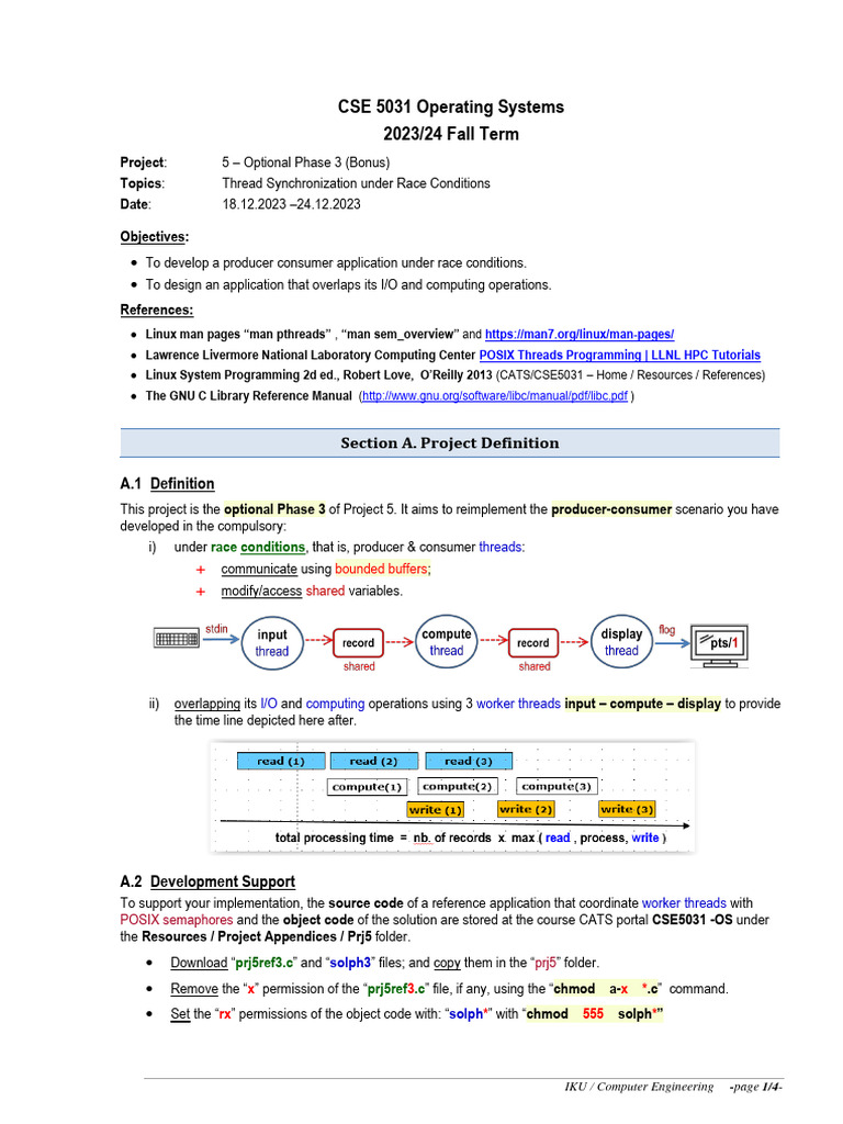Prj5 - Optional Phase 3 | PDF | Computer File | System Software