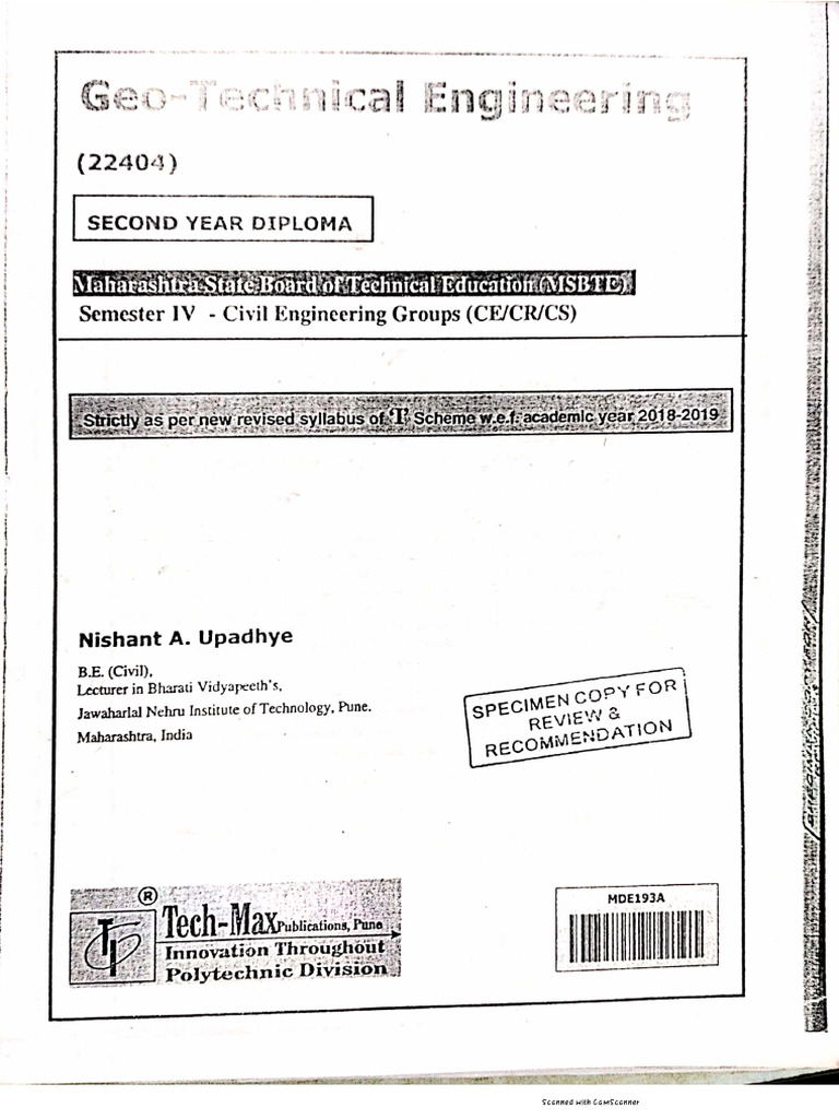 Geo Technical Engineering | PDF