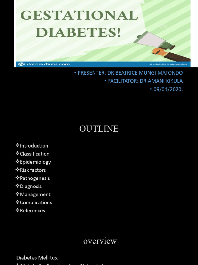 Gestational Diabetes Mellitus (GDM) .Trice | PDF | Gestational Diabetes ...