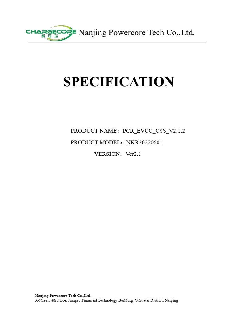 EVCC Module Specifications and Features | PDF | Computer Engineering ...