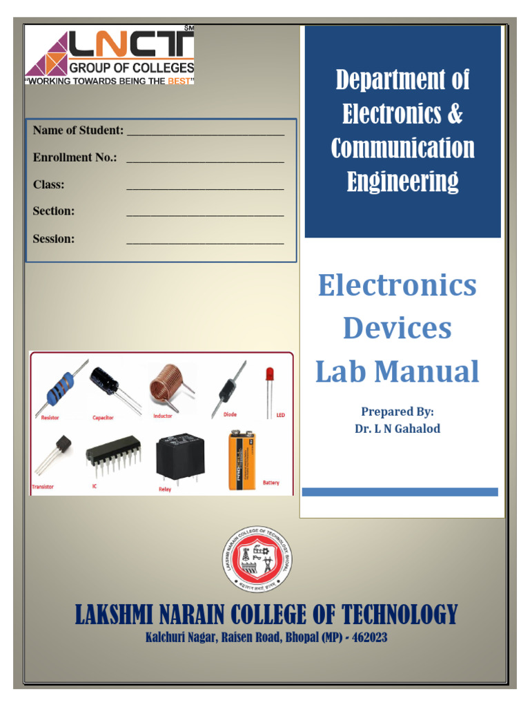 Electronics Devices EC304 Lab Manual | PDF | Rectifier | P–N Junction