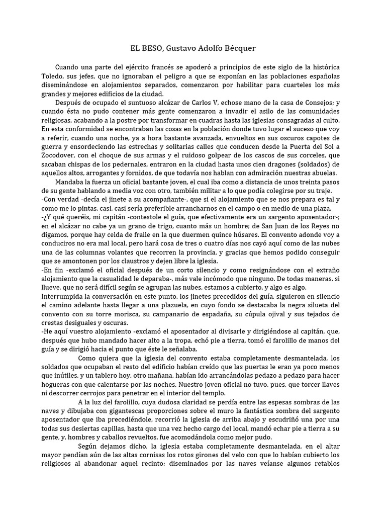 El Beso | PDF | Clásicos