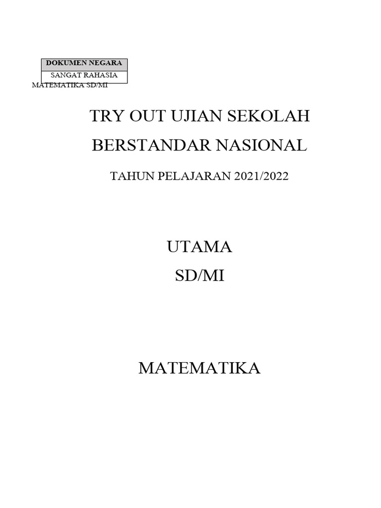 Try Out MTK New | PDF