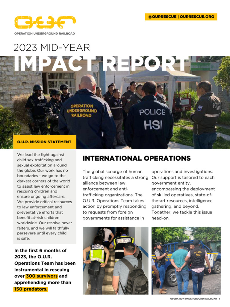 2023 Impact Report | PDF | Human Trafficking | Sex Trafficking