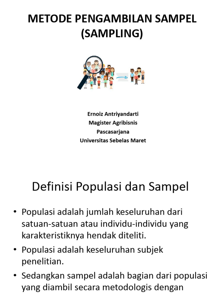 Metode Sampling | PDF
