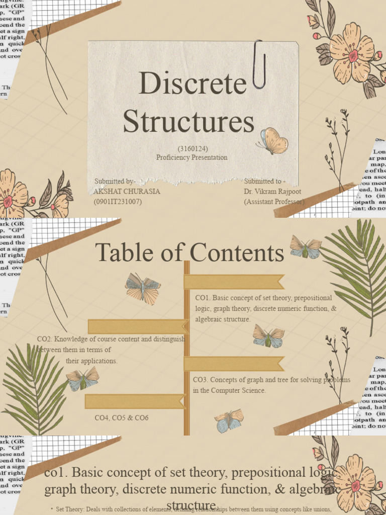 Discrete Structures Presentation | PDF | Graph Theory | Function ...