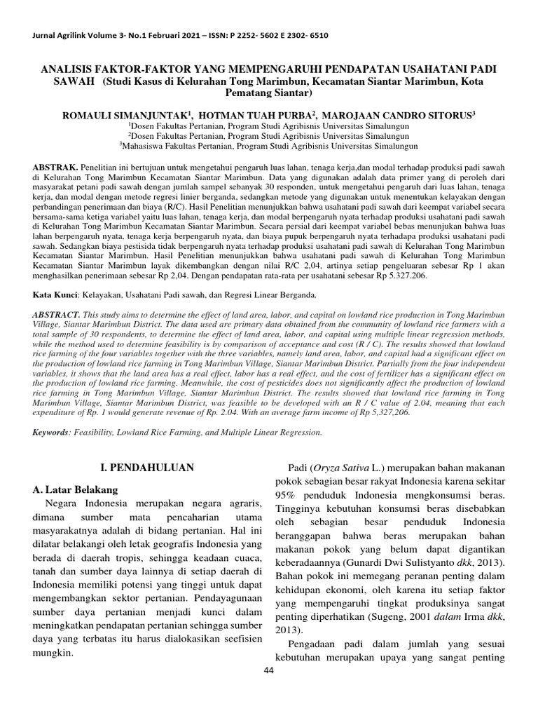 Analisis Faktor Faktor Yang Mempengaruhi F19ad7bd | PDF | Ilmu Sosial | Teknologi & Rekayasa