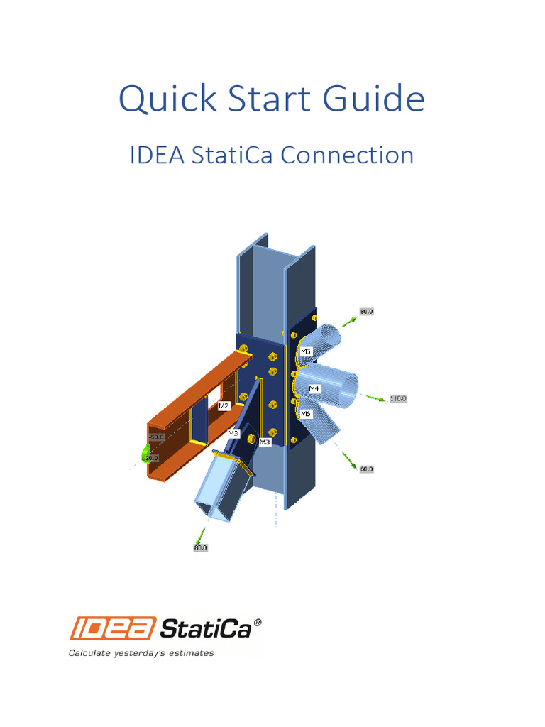 IDEA StatiCa Connection - Quick Start Guide | PDF | Icon (Computing) | Software
