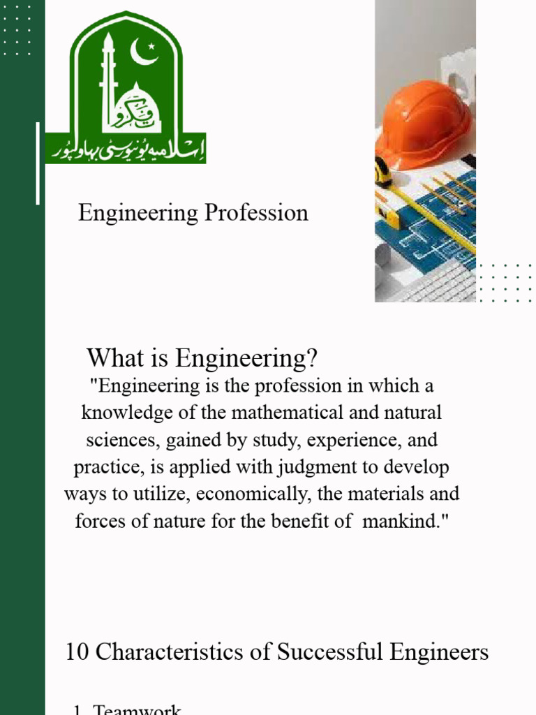 Engineering Profession | PDF | Engineering | Creativity