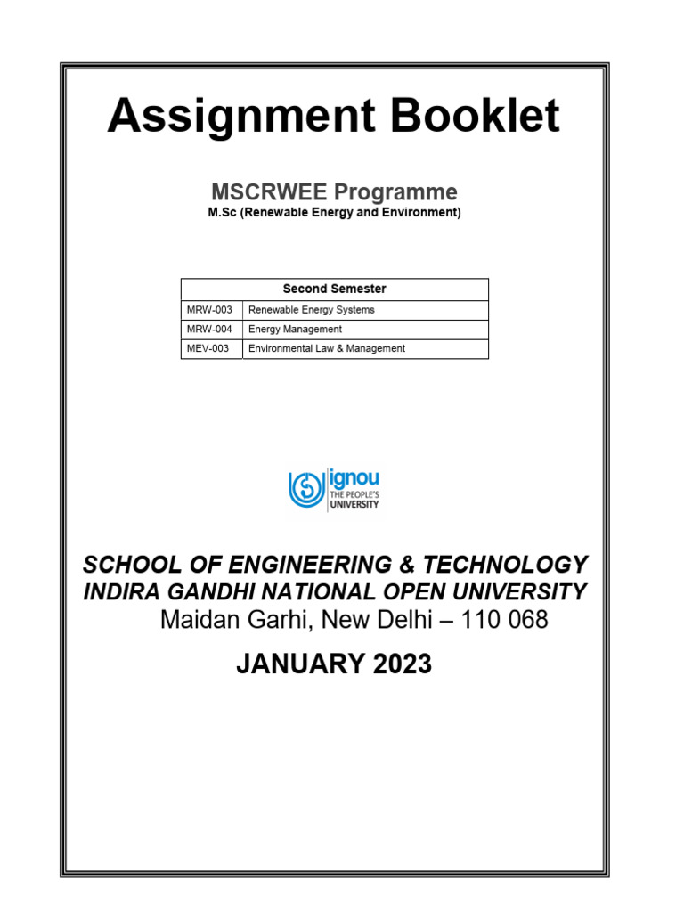 SEM 2 Assignments 2023 | PDF | Energy Harvesting | Power Station