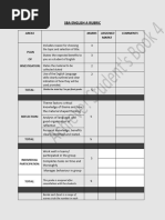 Csec English Sba Rubric (Mark Scheme) | PDF | Rubric (Academic ...
