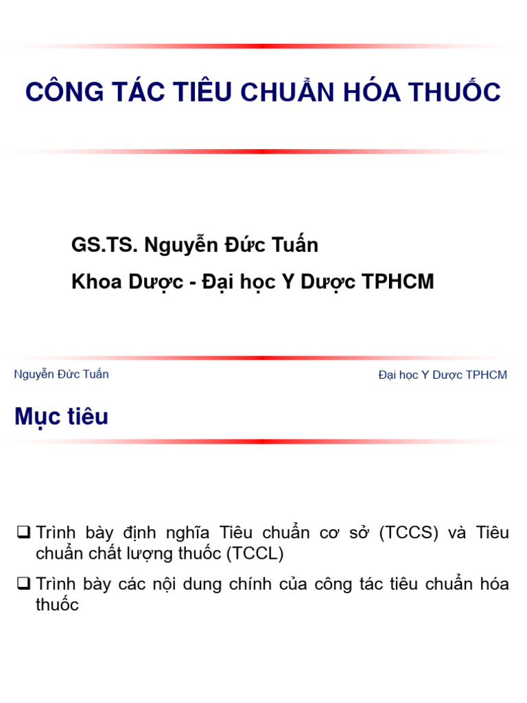 Cong Tac Tieu Chuan | PDF