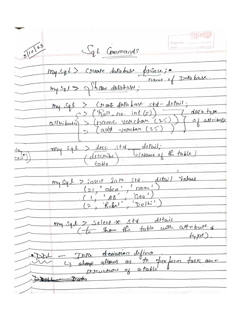 System query language notes | PDF