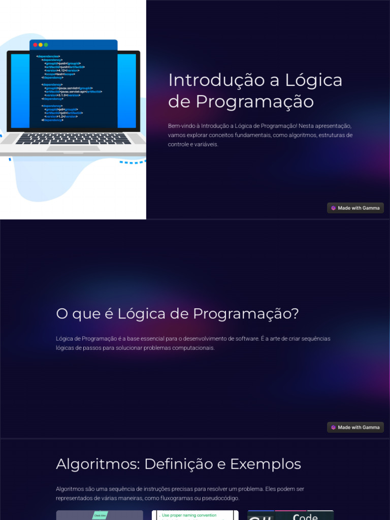 Introducao A Logica de Programacao | PDF | Algoritmos | Linguagem de ...