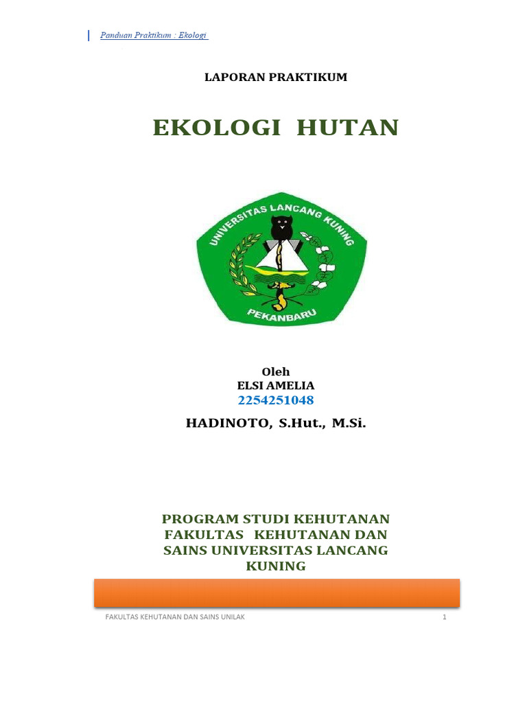 Laporan Praktikum Elsi Amelia | PDF