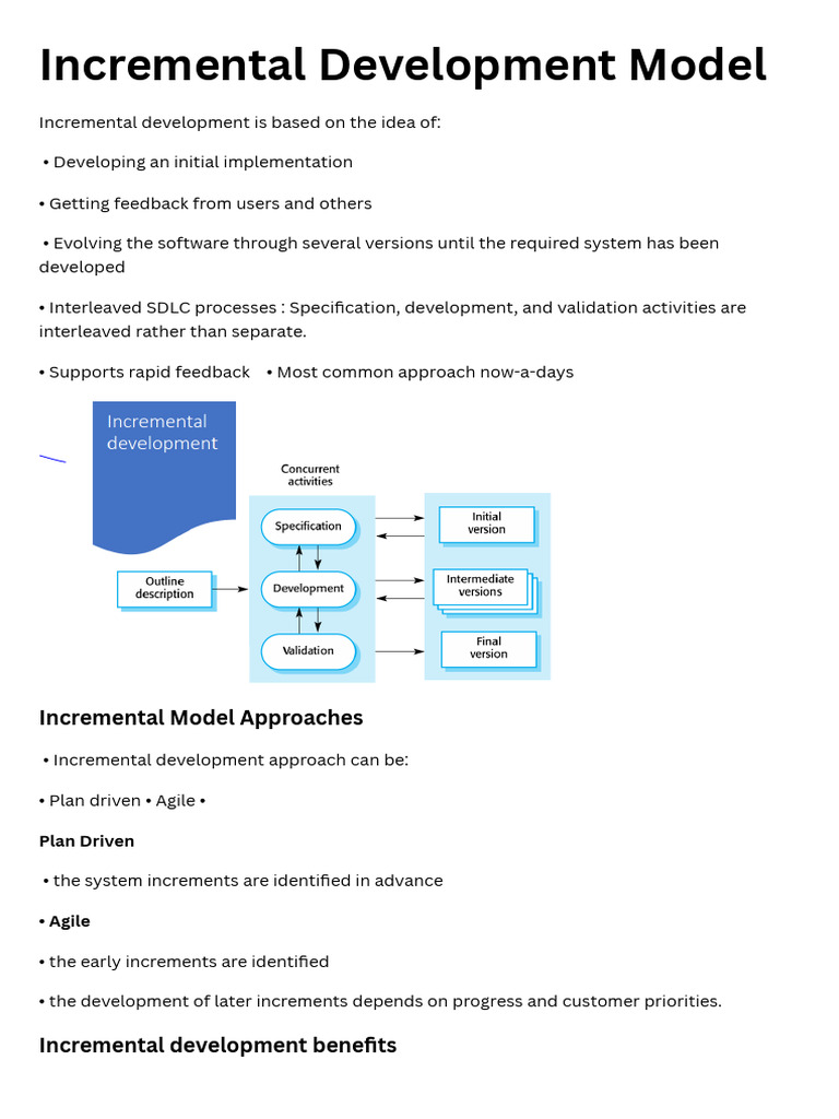 Incremental Development Model | PDF | Agile Software Development | Software