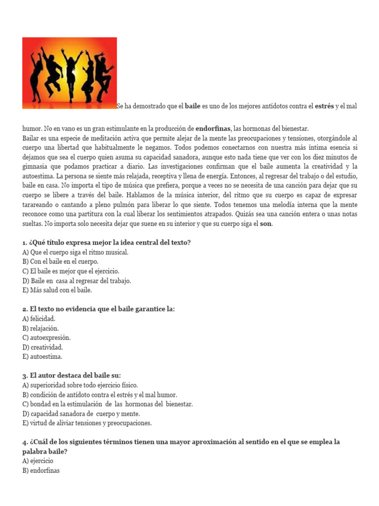 comprension-lectora-CON RESPUESTAS | PDF | Elemento transponible | Amor