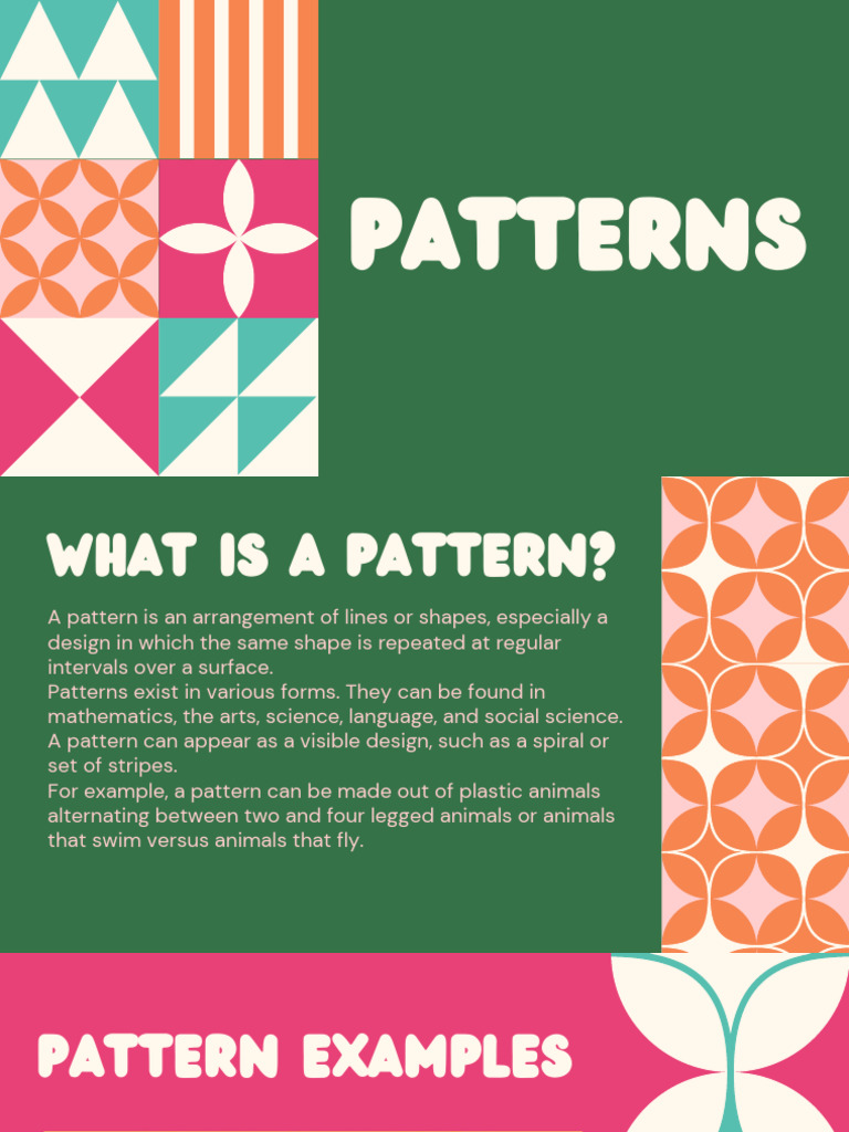 1 Grade Patterns Pdf