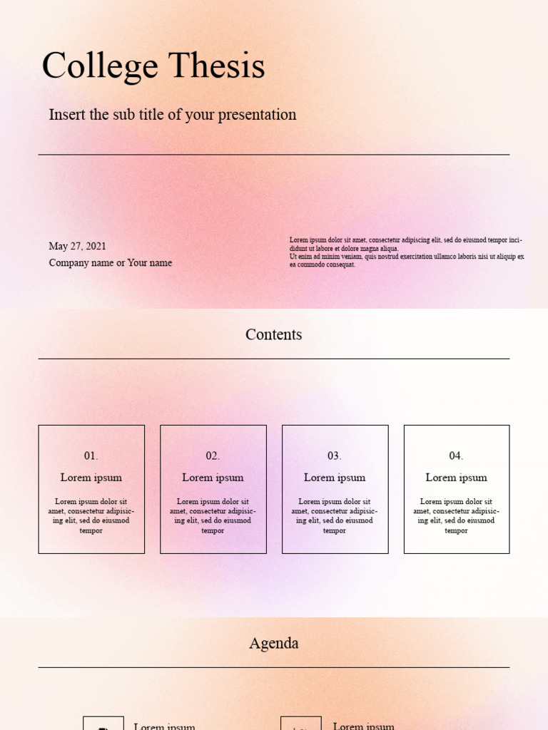 Gradients College Thesis - PPTMON | PDF