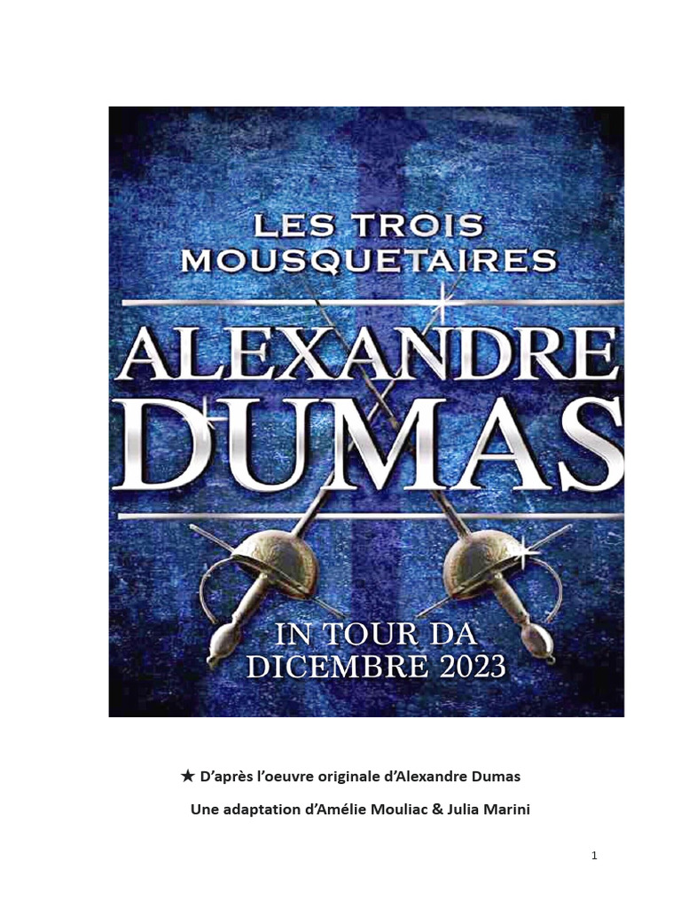 COPIONE FR Les Trois Mousquetaires | PDF | Les Trois Mousquetaires