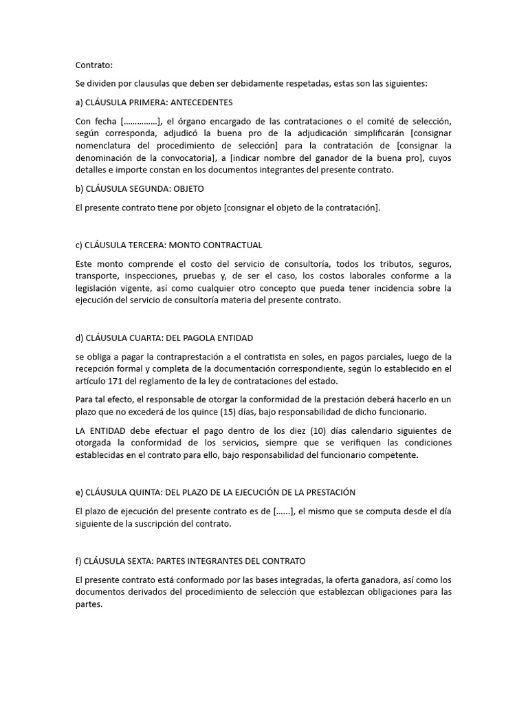 Informe Gespro - Contrato | PDF | Daños y perjuicios | Justicia