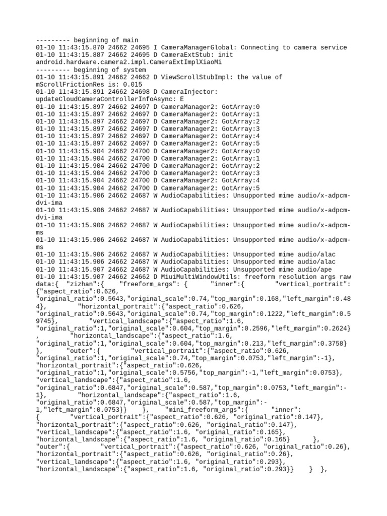 Logcat 1704861795790 | PDF | Computing | Computer Science