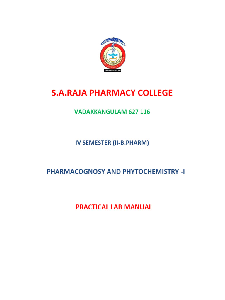 Pp Pharmacy Notes Pdf Leaf Stoma