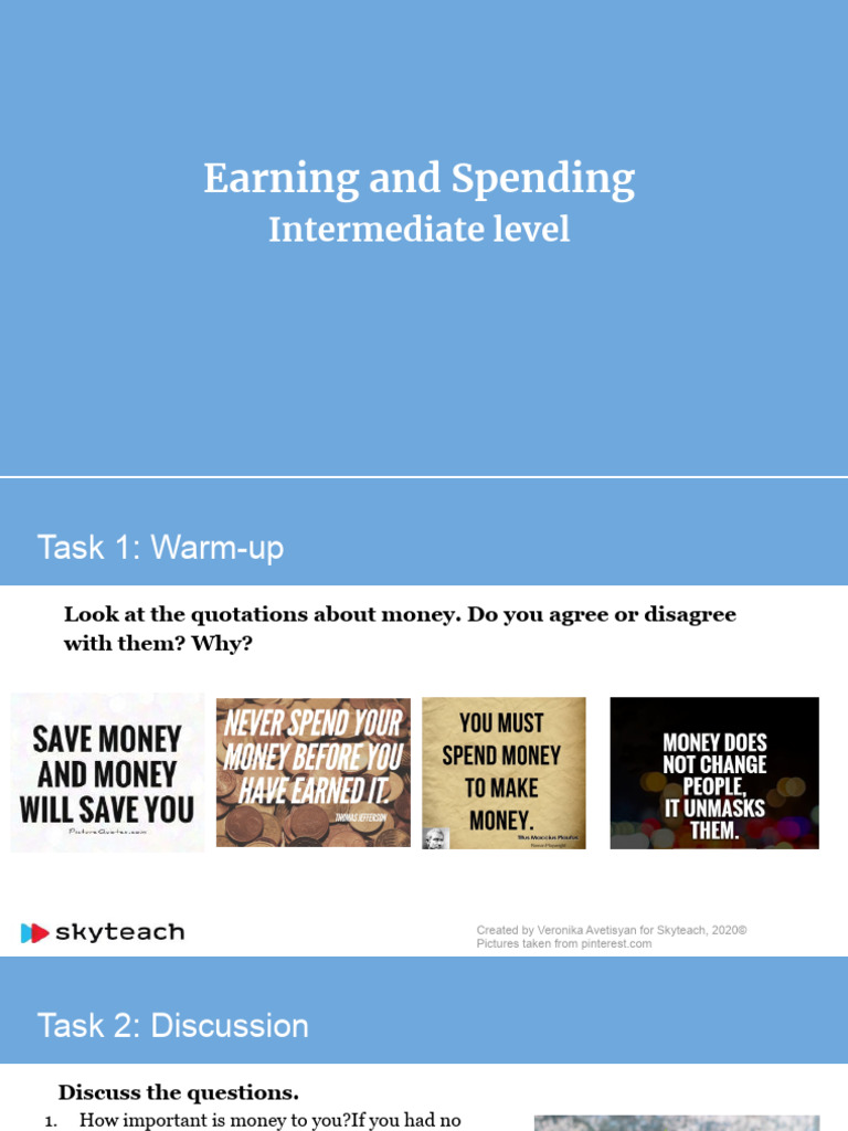 Earning and Spending Worksheet | PDF | Pew Die Pie | Mass Media