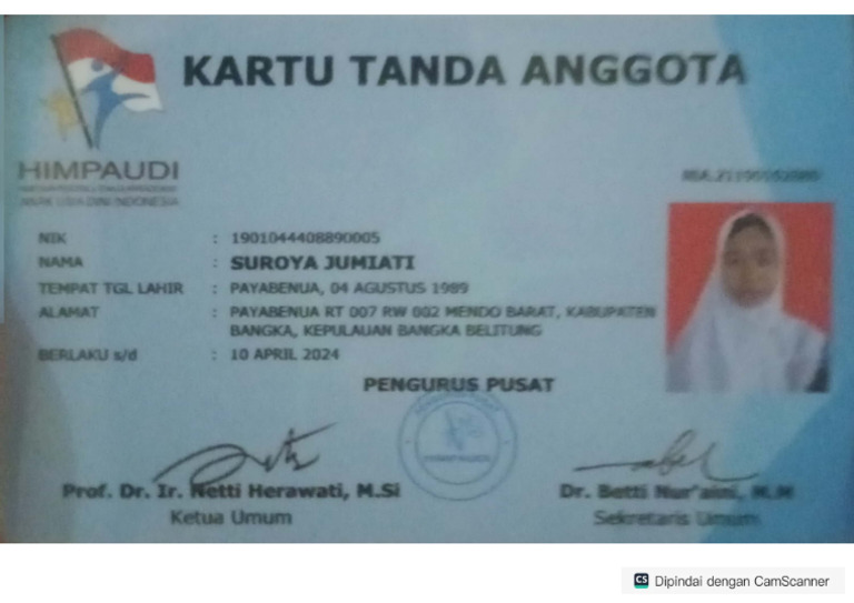 Kartu Anggota | PDF