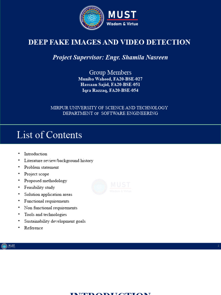 Deep Fake | PDF | Usability | Deep Learning