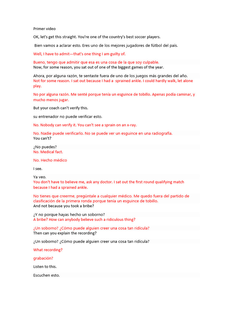 B1 Videos Conversacion | PDF