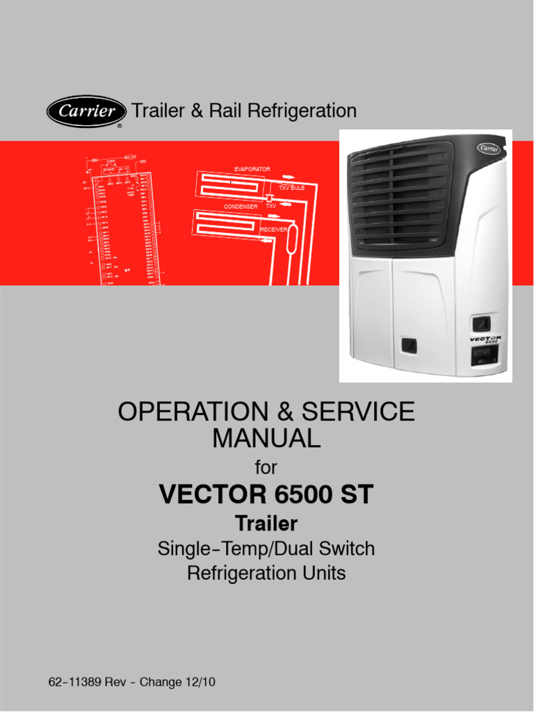Vector 6500 ST Refrigeration Manual | PDF | Manufactured Goods ...