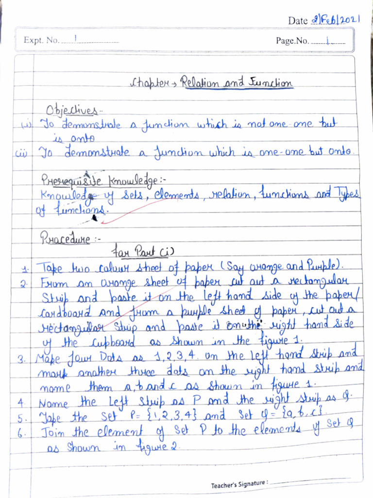 Maths Practical File | PDF
