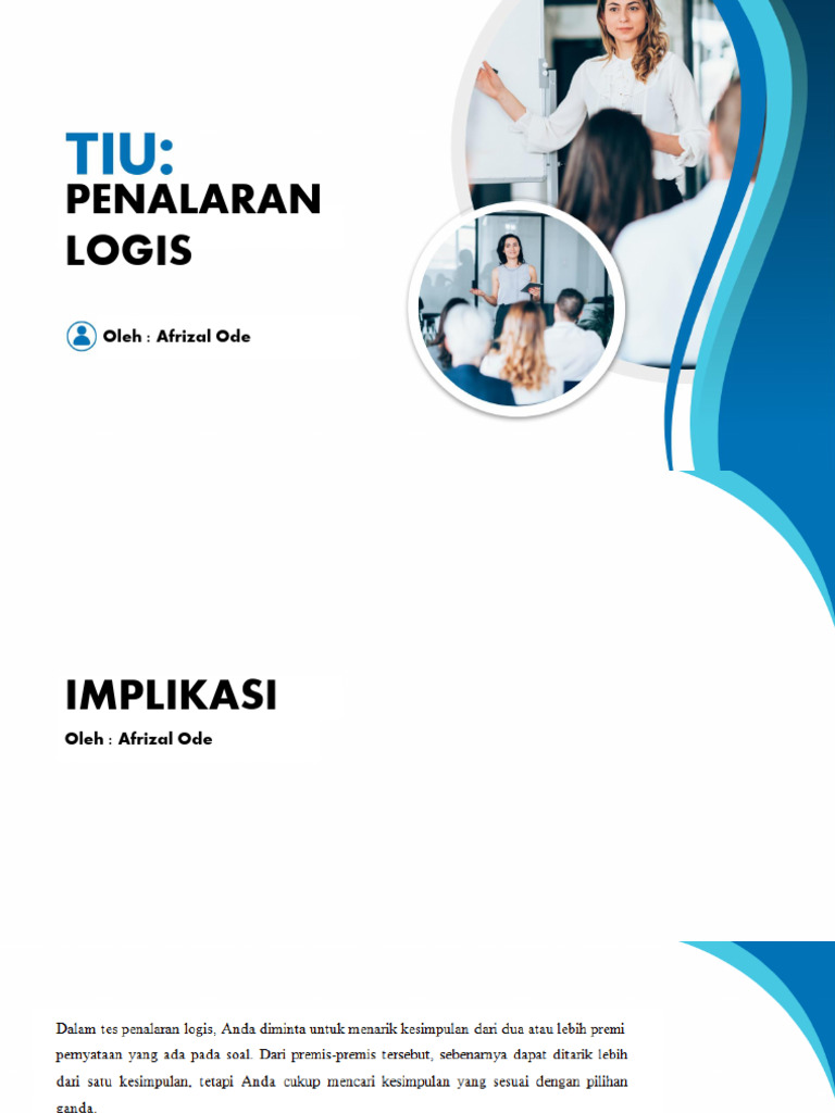 TPA 2 - Implikasi Dan Silogisme | PDF