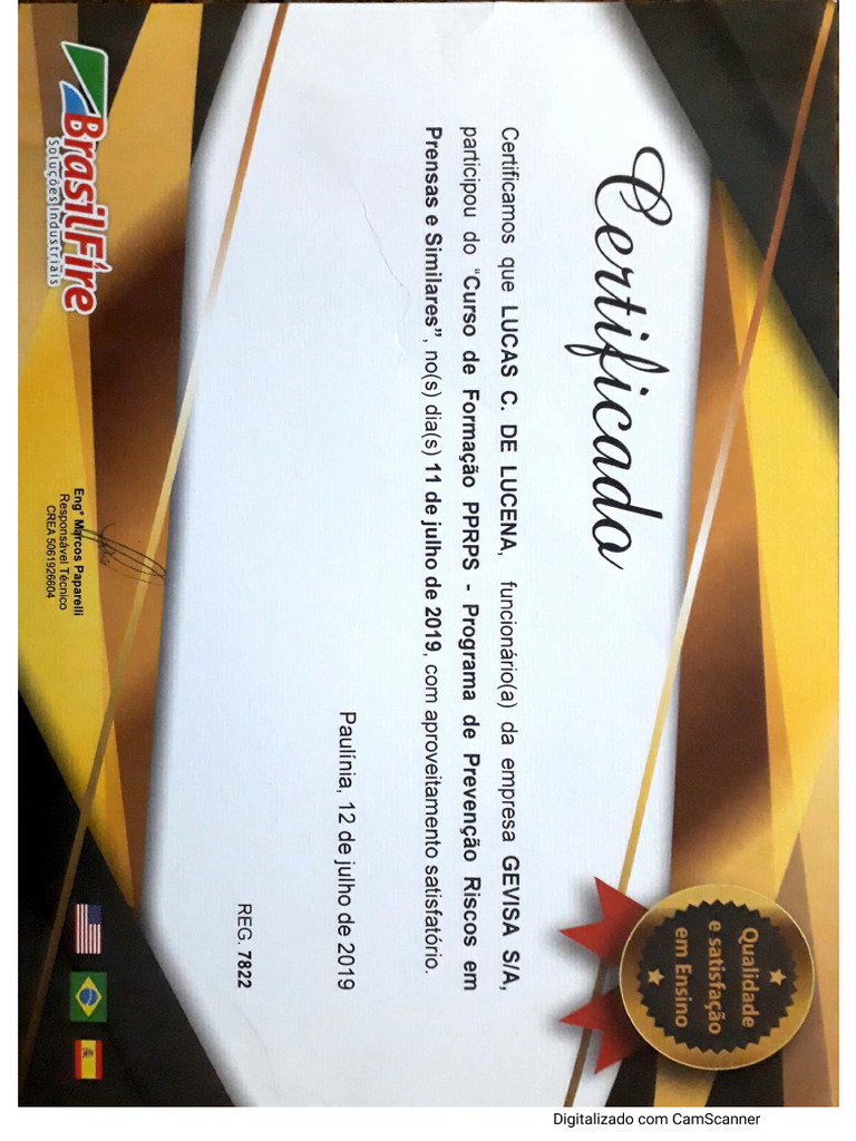 Brasil Fire NR12 | PDF