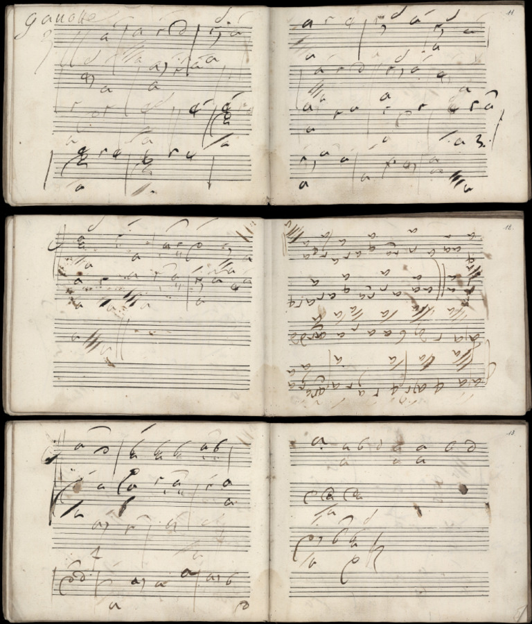 Lute Manuscript - Gavotte | PDF